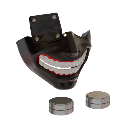 🗼 KANEKI MASK - KEN KANEKI TOKYO GHOUL・ STL File for 3D printing・Cults