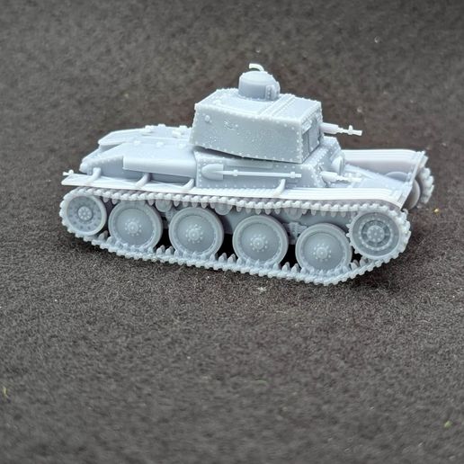 Archivo 3D Light Tank CKD LT Vz.40 (Skoda) - 2 options (Czech, WW2) 🪖 ...
