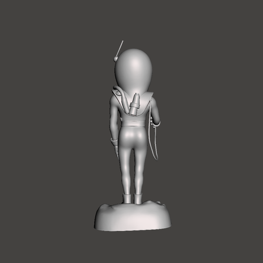 🎨 FAN ART 1951 The Man From Planet X・ OBJ File for 3D printing・Cults