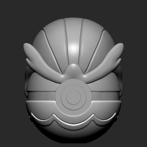 🐉 Pokemon Quaxwell Pokeball・ STL File for 3D printing・Cults