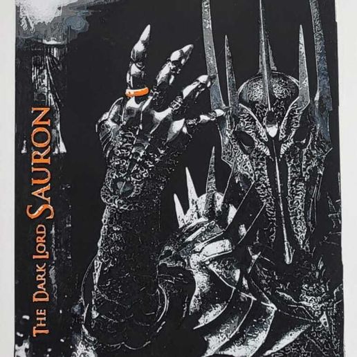 🎨 "3D Printing of the Dark Lord Sauron - Art from The Lord of the Rings ...