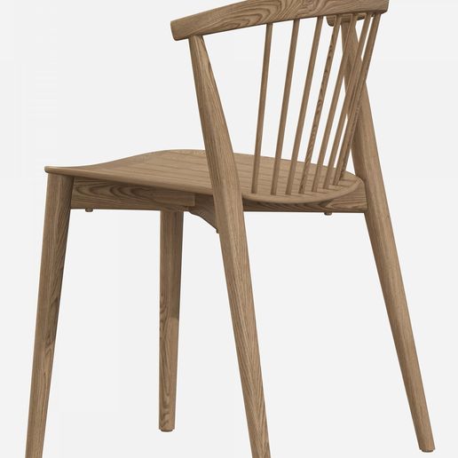 3D file Study chair wooden 🧑‍🏫 ・Model to download and 3D print・Cults