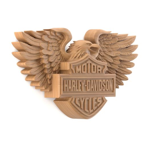 🏍️ Harley Davidson・ STL File for 3D printing and CNC machining - Laser ...