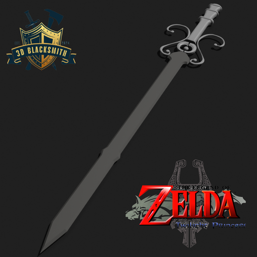 🗡️ Legend Of Zelda Sword of The Six Sages Prop ( 1/1 Scale )・ STL File ...