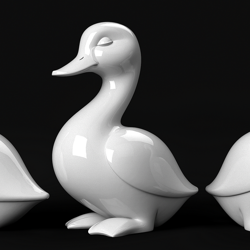 🦆 Duck・ STL File for 3D printing・Cults