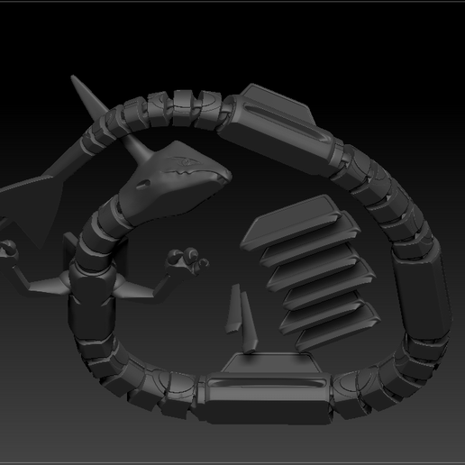 STL file Rayquaza curved 🐉 ・3D print object to download・Cults