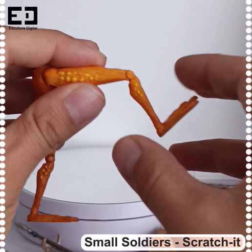 🤏 Scratch-It - Small Soldiers・Archivo STL para Impresión 3D・Cults