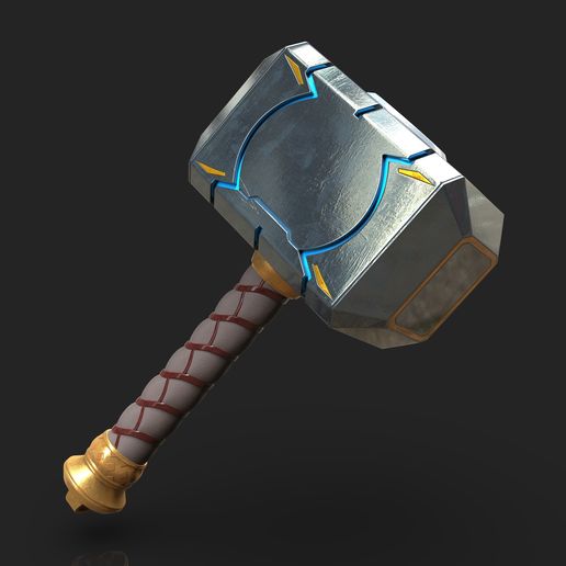 3D file Marvel Rivals Mjolnir 👗 ・Model to download and 3D print・Cults