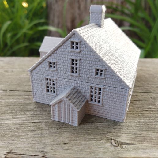 🏠 N-Scale House 'Historic Vincent Residence' 1:160 Scale STL Files・ STL ...