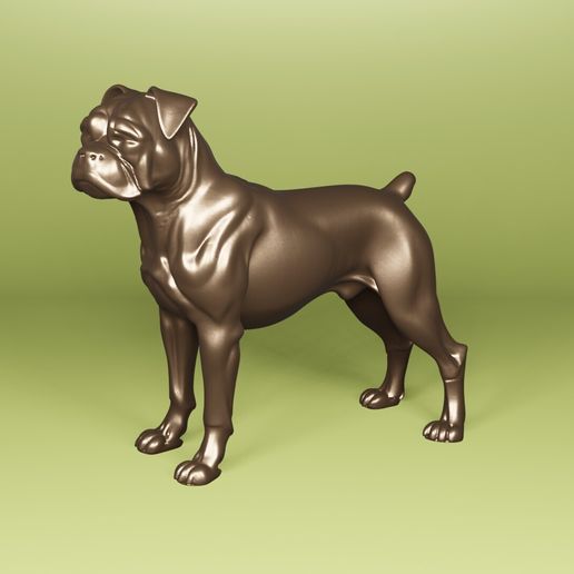 🐕 Printable Boxer Dog 3D Model STL – High-Detail 3D Dog Model for 3D ...