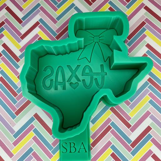 🏹 Texas with Bow Freshie Mold - 3D Model Mold Box for Silicone Freshie ...