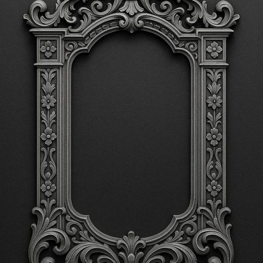 3d rectangle frame png