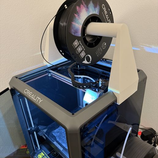 Archivo STL Filament above holder for Creality K1 and K1C for TPU 🪢 ・Plan de impresora 3D para ...