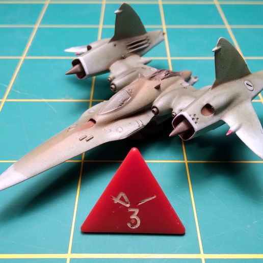🛰 TE-70 Stiletto Mk. II space fighter・ STL File for ・Cults
