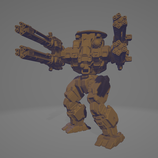 👨 Rifle A Man Mech・Free STL File for 3D printing・Cults