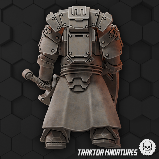 🎲 Mk Hex Knight Warden・Free 3D File for 3D printing・Cults