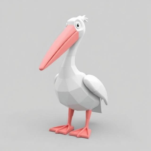 🐦 Pelican - Elegant and Stylish 3D Model・ STL File for 3D printing・Cults
