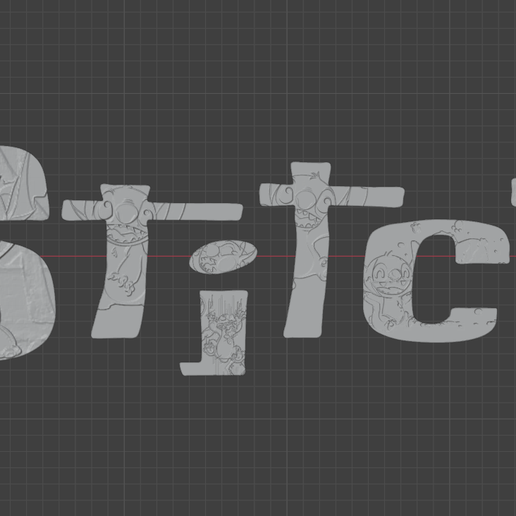 🎬 Stitch led sign・ 3D File for 3D printing・Cults
