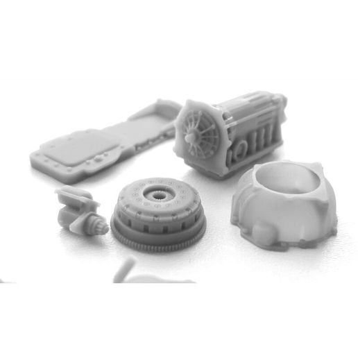 🚗 2JZ TOYOTA ENGINE High-Quality Realistic 3D Model - 52 Individual ...