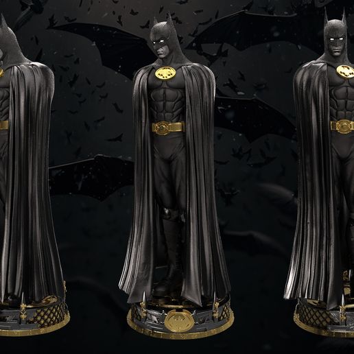 🗿 BATMAN SCULPTURE 1/6 READY FOR PRINTING・Free 3D File for ・Cults