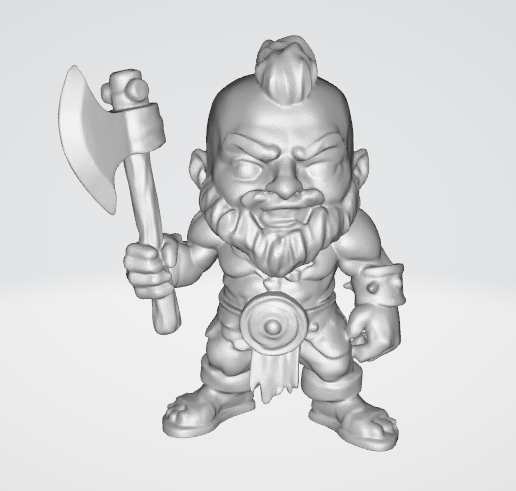 Archivo STL gratis Chibi Dwarf Barbarian 🧸 ・Plan de la impresora 3D ...