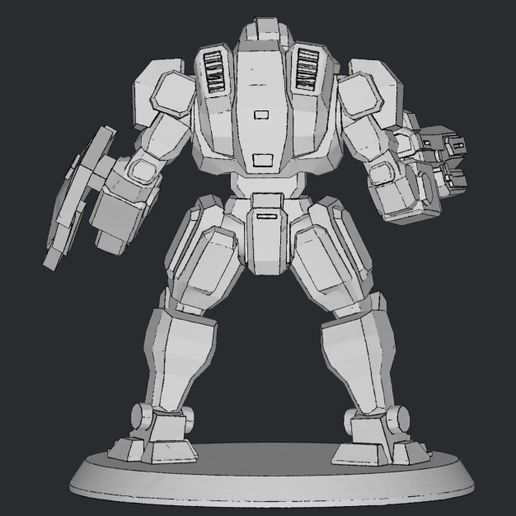 🤖 Riot Robot - Fighting mecha・ STL File for 3D printing・Cults