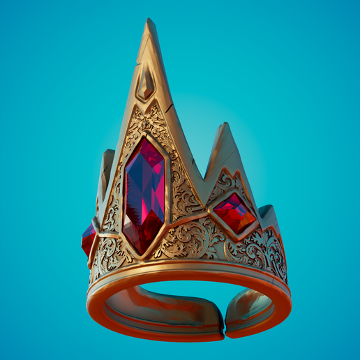 Archivo STL Corona del Rey Helado 👑 ・Design para impresora 3D para ...