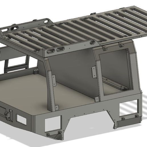 🚗 Killerbody Toyota LC70 Overland body for 1/10 crawler with 313 mm ...