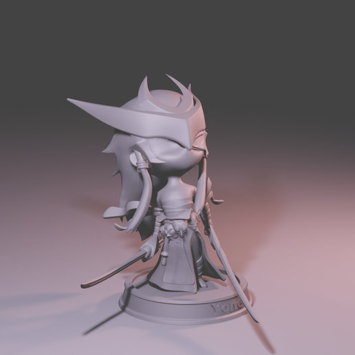 🧸 YONE CHIBI - teamfight tactics・ STL File for 3D printing・Cults