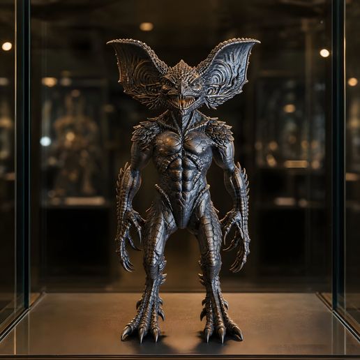 👹 Large Eared Reptilian Monster 3D Print Model・ 3D File for 3D printing ...