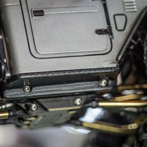 🚗 Injora IR40 Sliders / Skidplates (TRX4M), Toyota FJ40・ STL File for ...