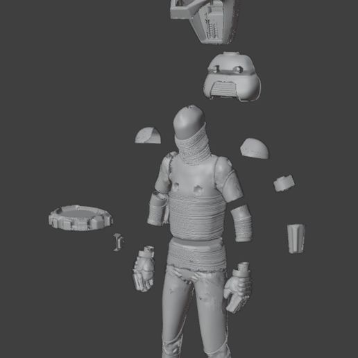 ⭐ Cylon character from the 1978 series Battle Star Galatica・ STL File ...