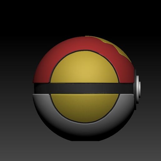 STL file Pokemon Fast Ball Pokeball 🐉 ・Model to download and 3D print・Cults