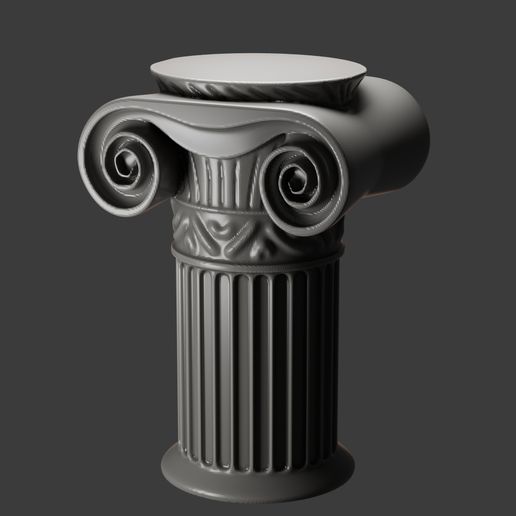 🎨 Marble Column・Free STL File for 3D printing・Cults