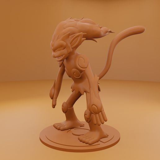 🐉 Pokemon No. 392 Infernape・ STL File for 3D printing・Cults