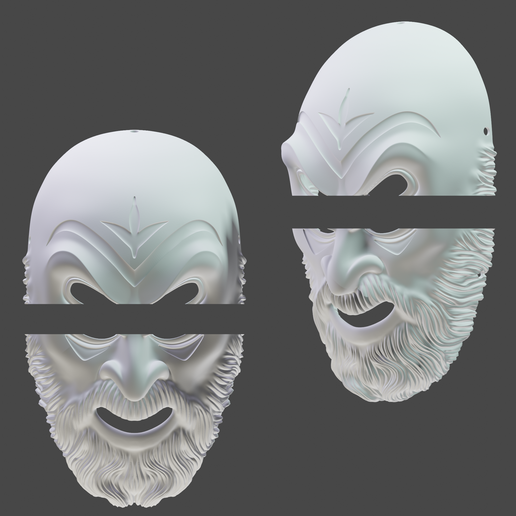 STL file Odyssey mask Masks 🏛️ ・Model to download and 3D print・Cults