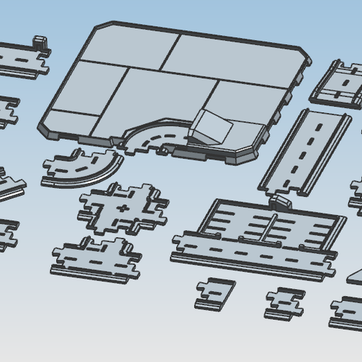 🎲 Battletech - Roads・ STL File for ・Cults
