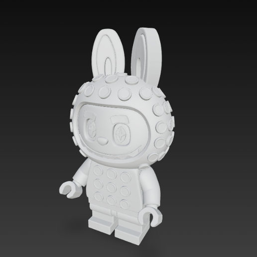 👹 Labubu Lego・ STL File for 3D printing・Cults