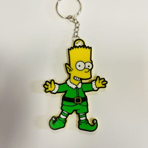 bart simpson christmas elf