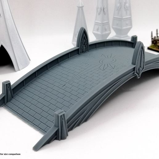 🌉 Noble Elves - Bridge - 10mm・ 3D File for 3D printing・Cults