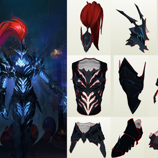 📁 Solo Leveling - Shadow Igris Armor - DIY Cosplay Wearable Armor ...
