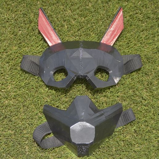 🐇 Ayato rabbit mask from Tokyo ghoul:re・Free 3D File for ・Cults