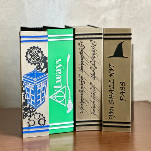 🪄 Spines for Magic vault book・Free STL File for 3D printing・Cults