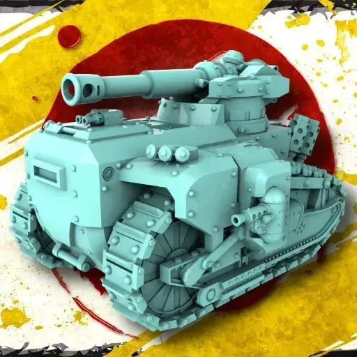 🦛 Hippo Modular Battle Tank・ 3D File for 3D printing・Cults
