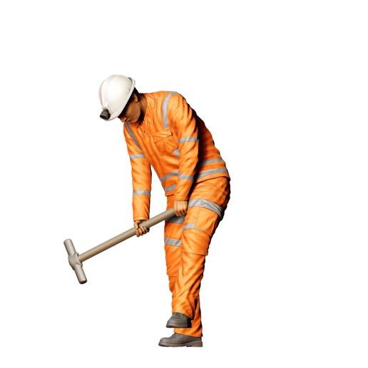 🛤️ N1 Railway Track Worker・ STL File for 3D printing・Cults