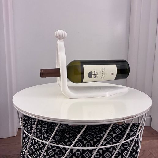 🕰️ Salvador Dalí Clock Wine Bottle Holder – Surreal Art Wine Stand・ STL ...