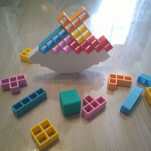⚖️ Tetris balance・ 3MF File for 3D printing・Cults