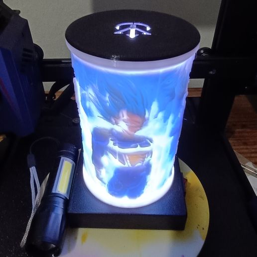 Archivo STL VEGETA LITOPHANE 🦸 ・Modelo para descargar e imprimir en 3D ...