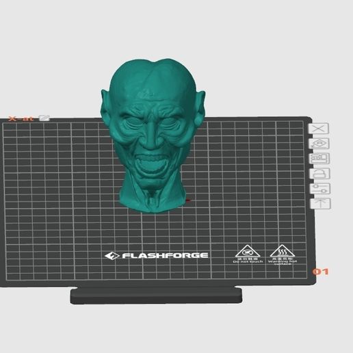👤 Horror Maniac Bust・ STL File for 3D printing・Cults