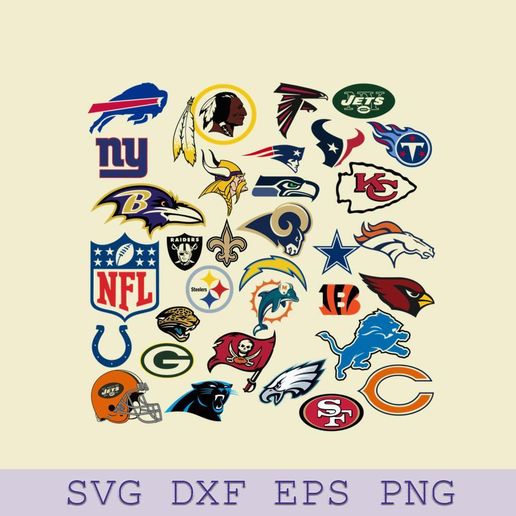 nfl team logo vector